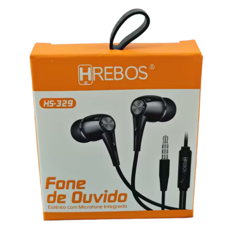 Fone de Ouvido Stereo Hrebos HS-329 Compatível IOS/ANDROID,GAME Nf e garantia | Shopee Brasil