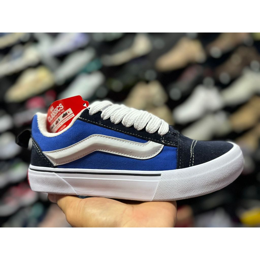 tenis vans knu skool azul | Shopee Brasil