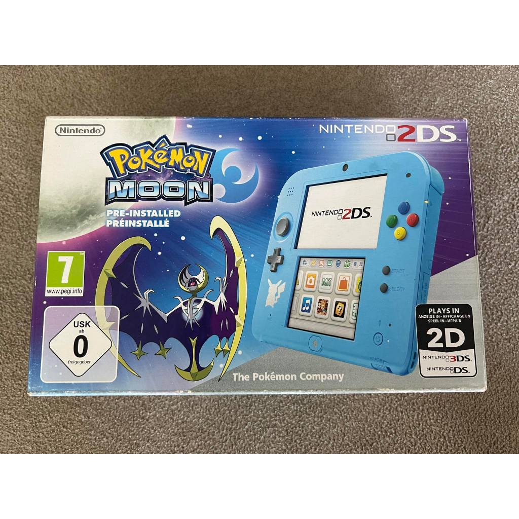 Nintendo 2DS Edição Especial Pokémon Moon - Desbloqueado | Shopee Brasil