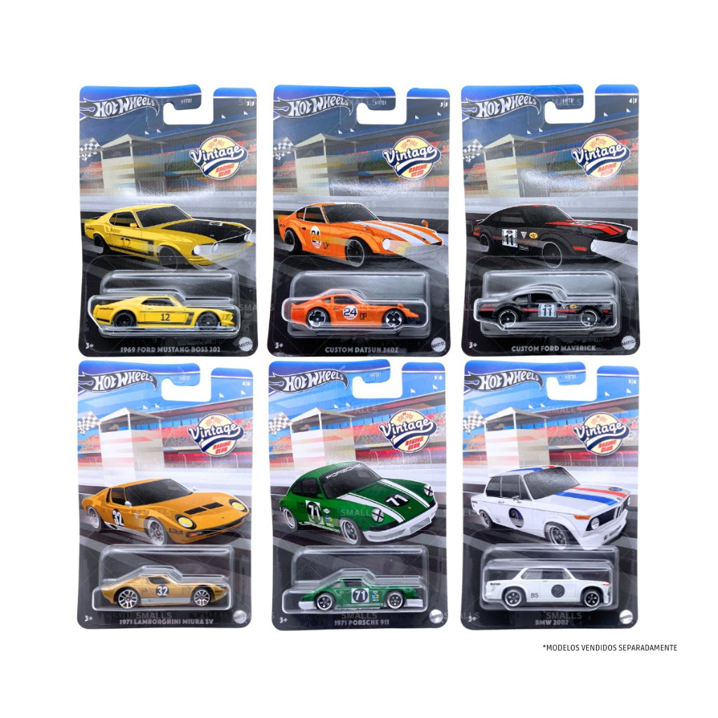 Hot Wheels Silver Series Vintage Racing Club - À Escolha - Mattel ...