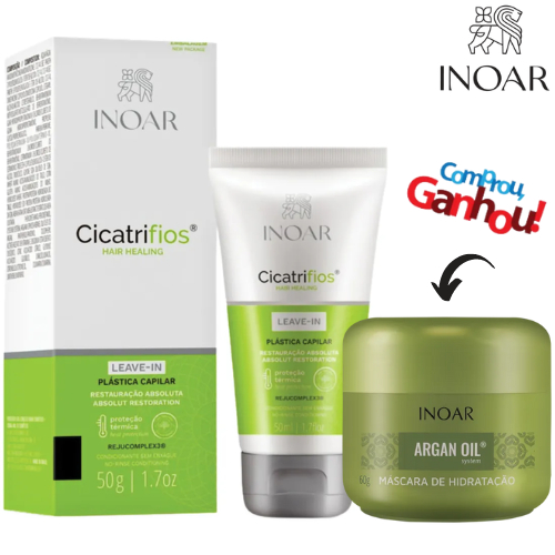 Inoar Leave-In Cicatrifios Renovação Absoluta Plástica Capilar ...