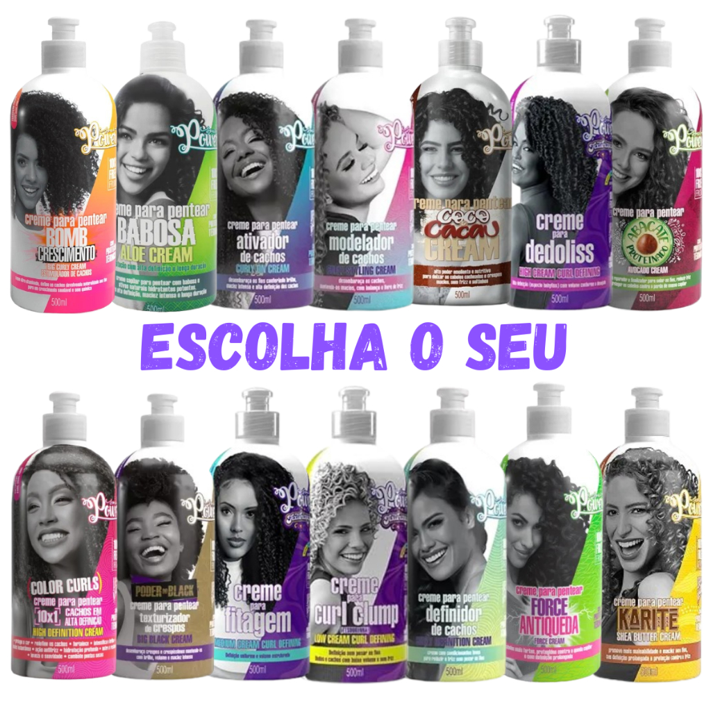 Creme de Cabelo para pentear Soul Power 500ml | Shopee Brasil