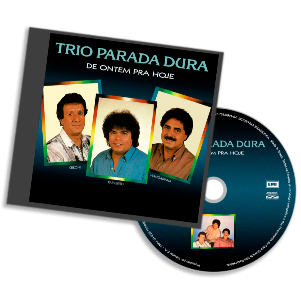 CD - Trio Parada Dura - De Ontem Pra Hoje | Shopee Brasil