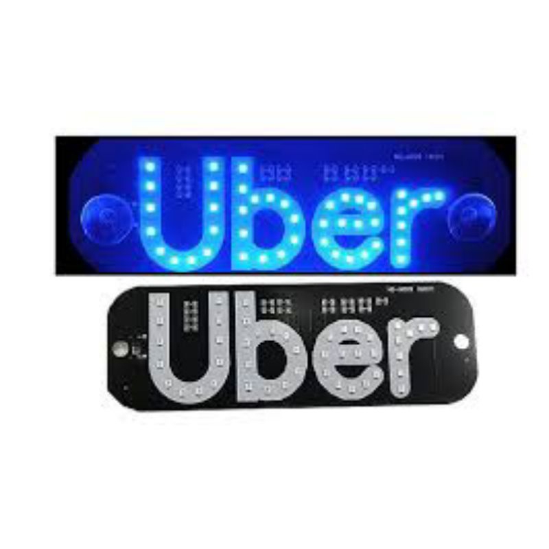 Letreiro LED USB para Uber - Identificação Brilhante e Fácil Instalação ...