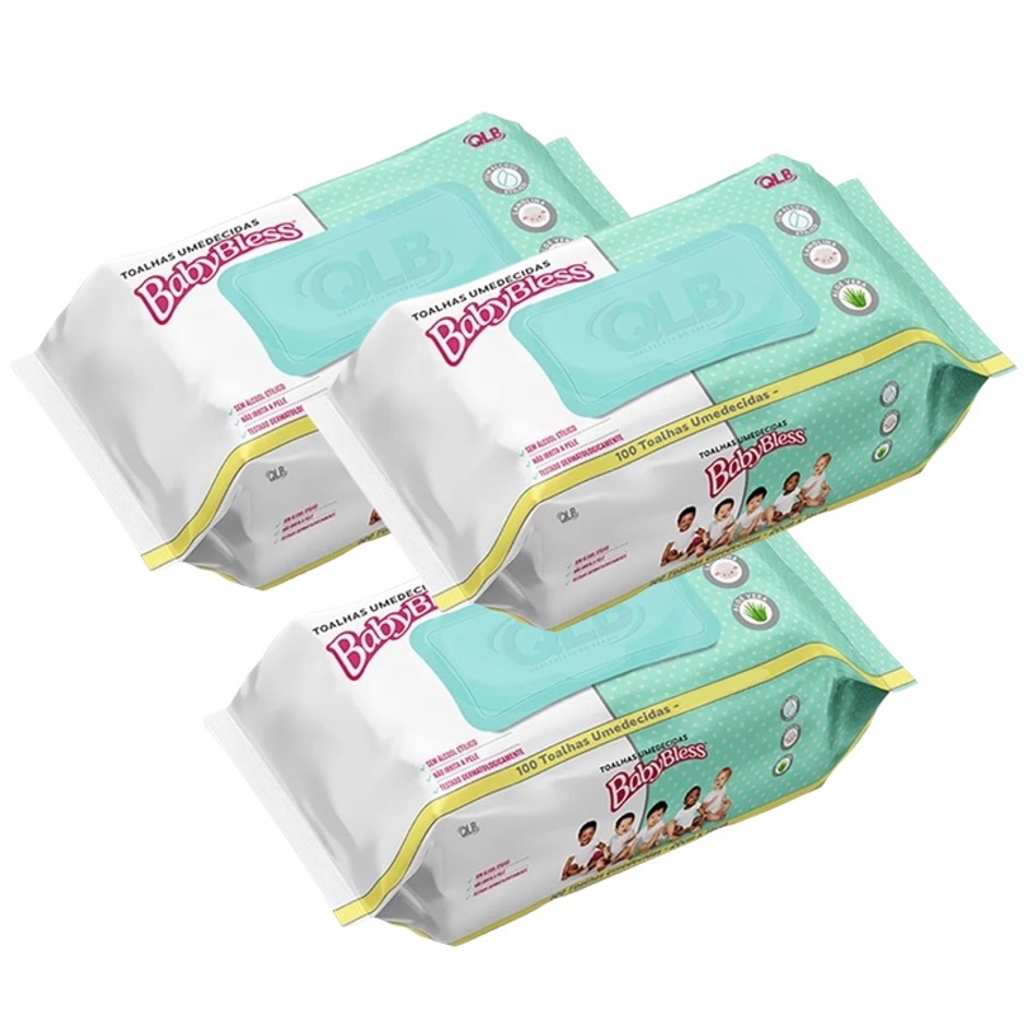 Toalha Lenço Umedecido Hidratante Bebê Flip Flop Baby Bless | Shopee Brasil