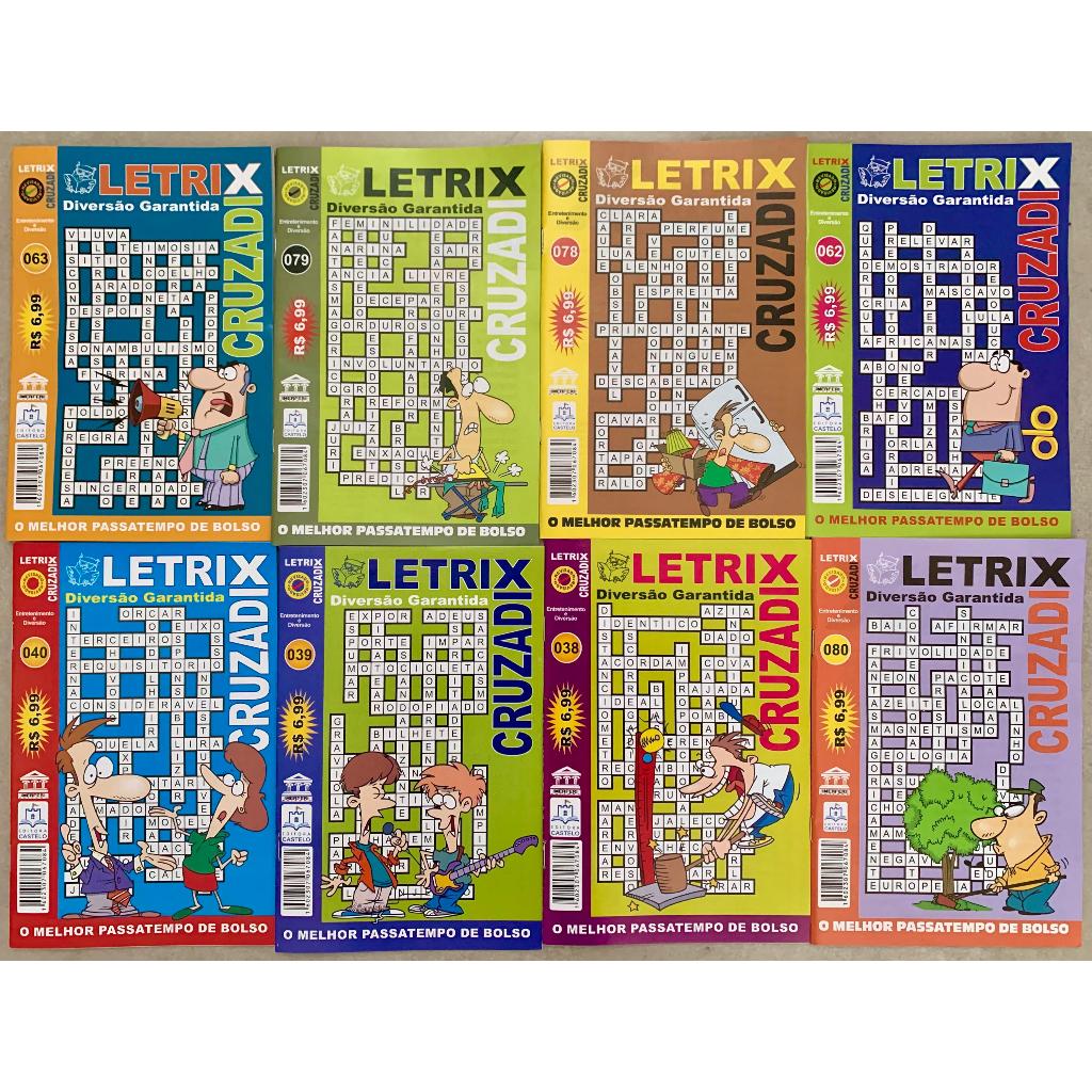 Kit 8 Letrix Merfer Sem Repetição (novo) - Editora castelo | Shopee Brasil