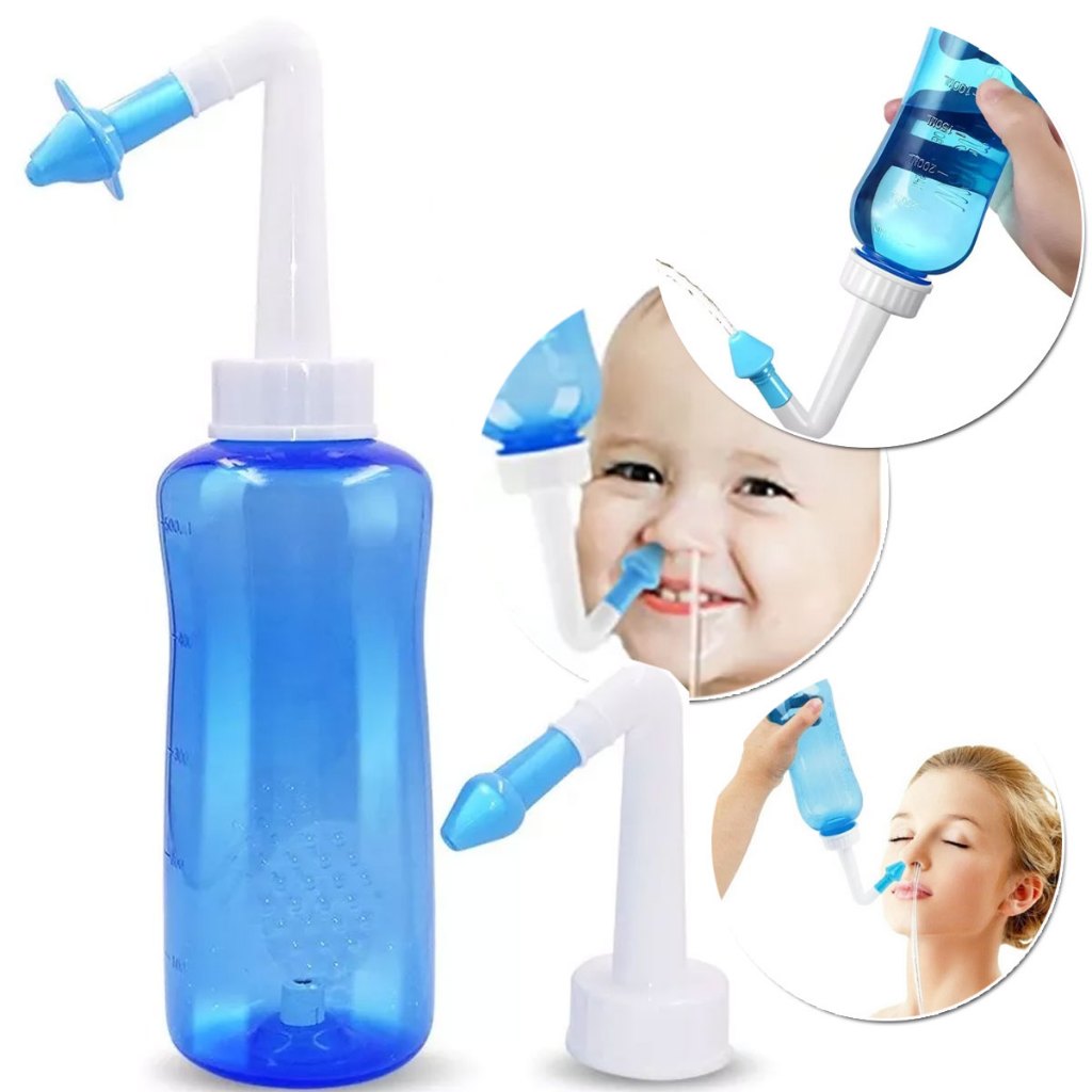 Higienizador Lavador Nasal Ducha P/ Sinusite Rinite Alérgica Lavador ...