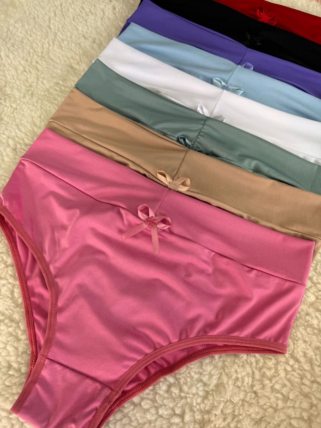 Kit 5 Calcinhas Cinta Cintura Alta Aperta Culote Reduz Medidas Adulto ...