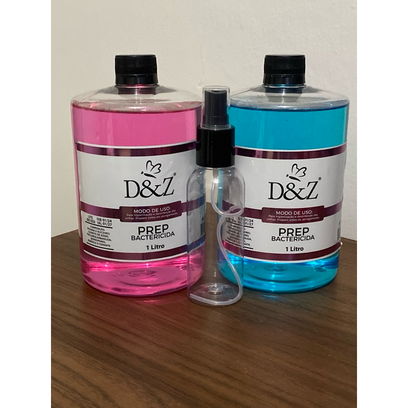 2 prep 1 litro e refil 120ml d&z - cuidado com as unhas nails uso ...