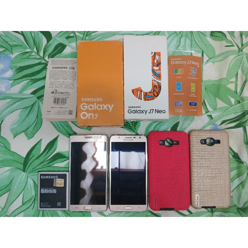 Kit Samsung J7 Neo e Galaxy On7 Dual SIM Na Caixa | Shopee Brasil