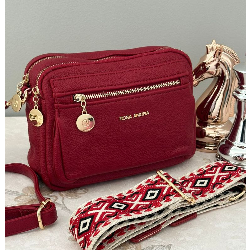 Bolsa feminina Rosa Amora Original | Shopee Brasil