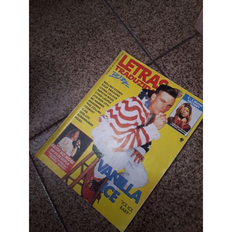 Revista antiga Letras traduzidas madonna anos 90 | Shopee Brasil