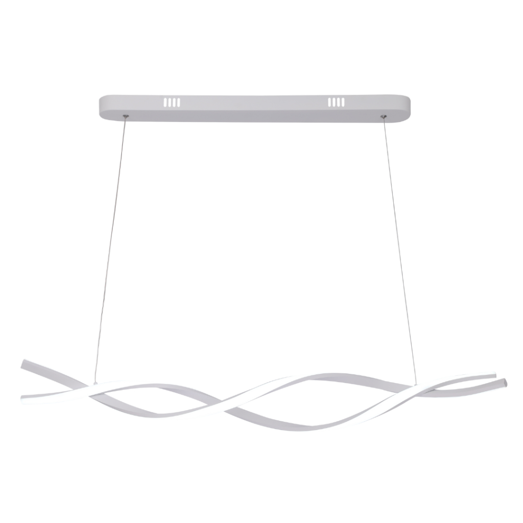 Luminária Pendente Lustre Led Design Moderno 48W Espiral Bivolt 3 em 1 ...