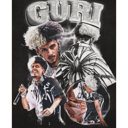Camiseta Guri Mc Camisa Blusa Unissex Algodão | Shopee Brasil