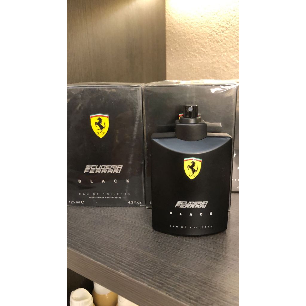 Perfume Scuderia Ferrari Black 125ml | Original | Lacrado | Com Selo da ...