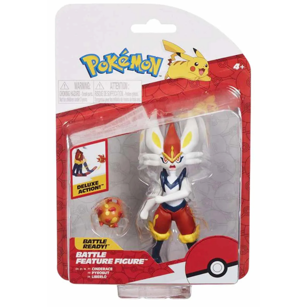 Pokémon Battle Figure - Cinderace - Lacrado | Shopee Brasil