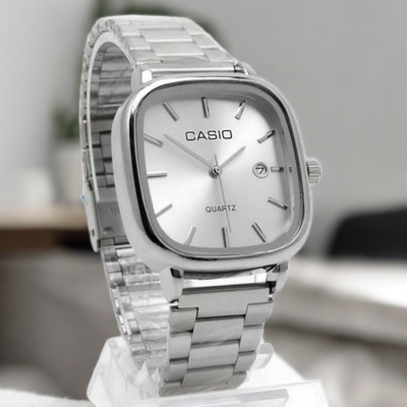 Relógio Feminino Cassio Mini Edição Especial 2024 Vintage A138 Prata ...