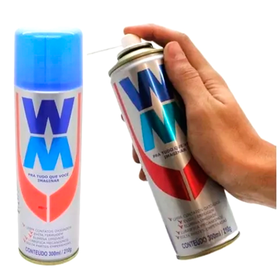 OLEO Wm Resina Wm Spray Wm Lubrificante Spray Multiuso Não é Óleo ...