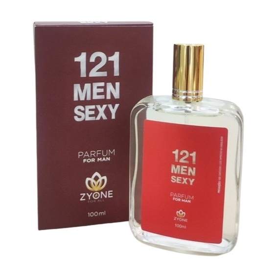 Perfume 121 Men Sexy Masculino Zyone Alta Fixação 25% de Essência ...