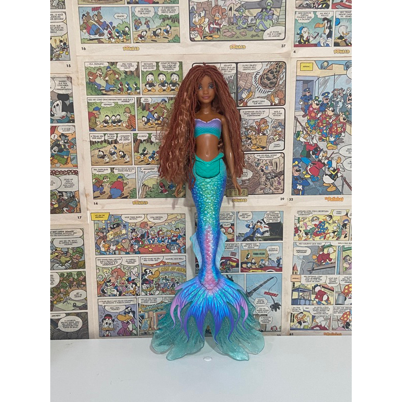 Boneca Disney Ariel (A Pequena Sereia) Live Action HLX08 - Mattel ...