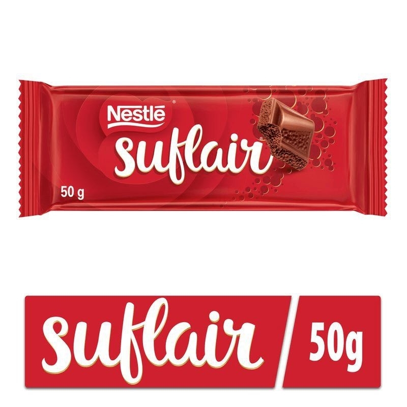 Chocolate SUFLAIR ao Leite 50g | Shopee Brasil