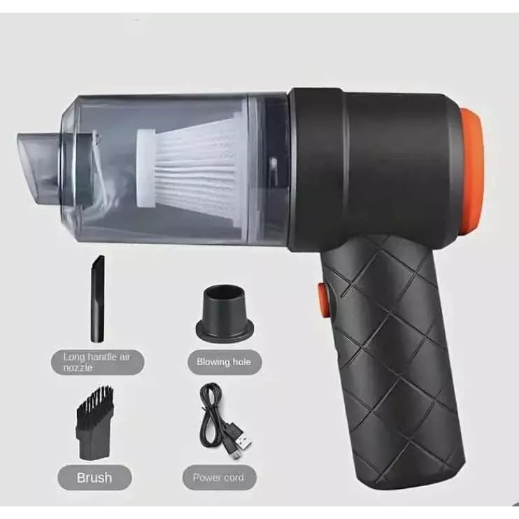 Aspirador De Pó Mini Soprador 3em1 Usb Portatil Recarregável | Shopee ...