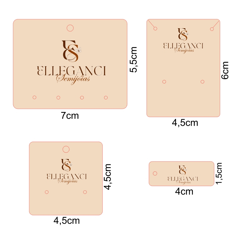 Tags Personalizadas em vários modelos e tamanhos | Shopee Brasil