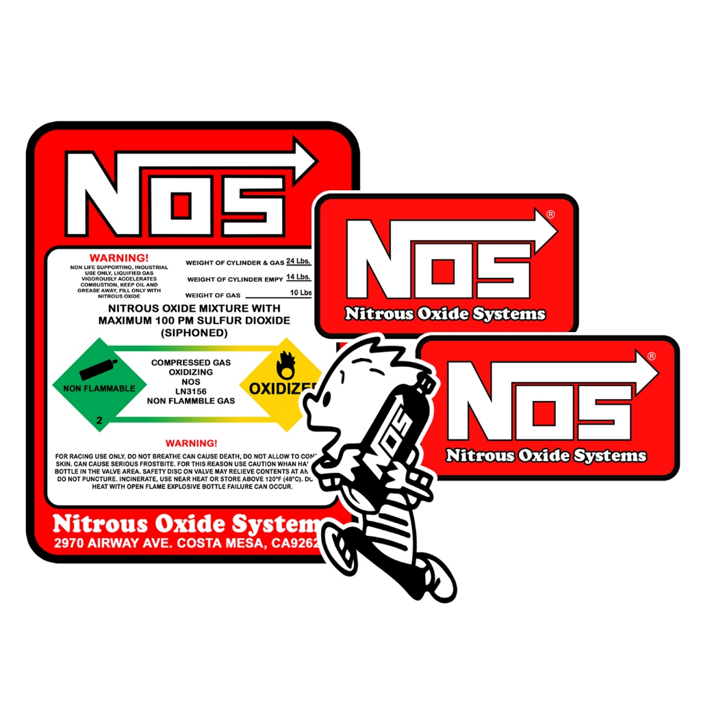 Adesivos Nos Nitro Kit Turbo Carro Rebaixado Sticker Tuning | Shopee Brasil