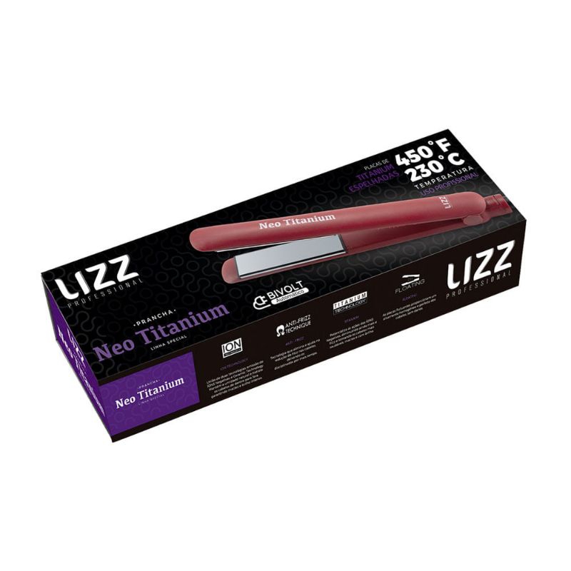prancha alisadora Lizzie neo Titanium | Shopee Brasil