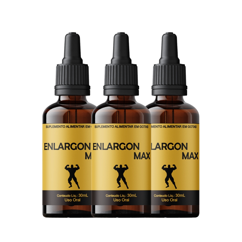 Leve 3 Pague 2 Enlargon Max Gotas 30ml Original | Shopee Brasil