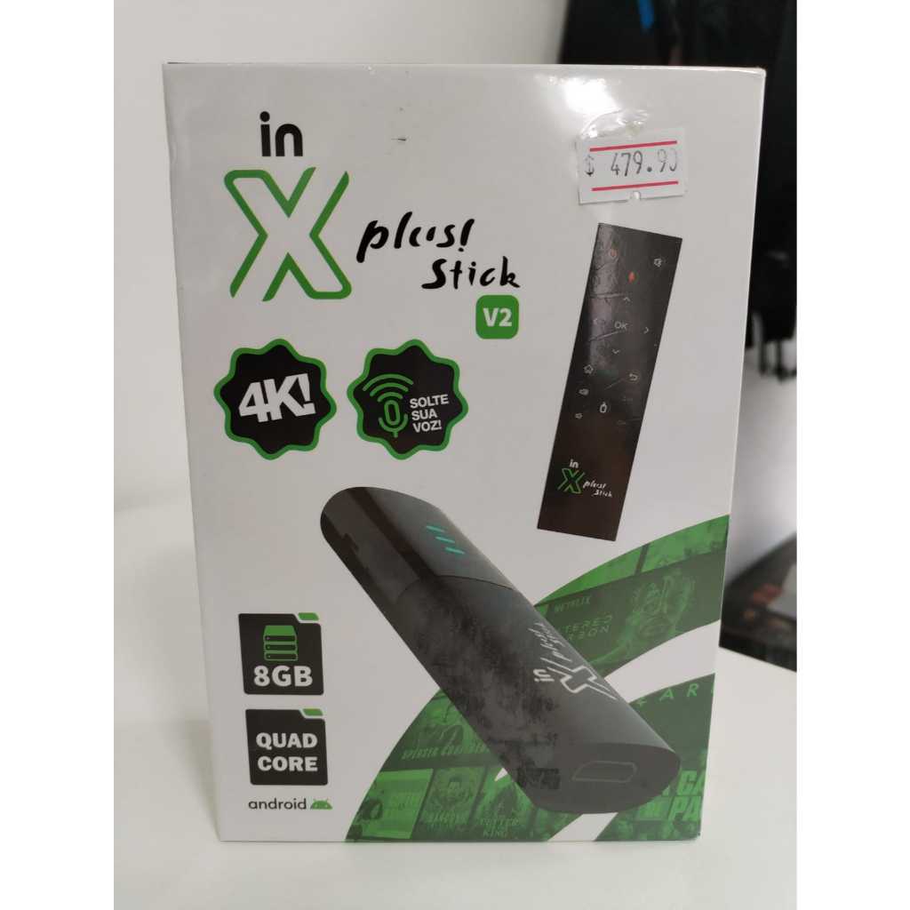 Aparelho Receptor Stick x plus v2 4k conexão via WI-FI | Shopee Brasil