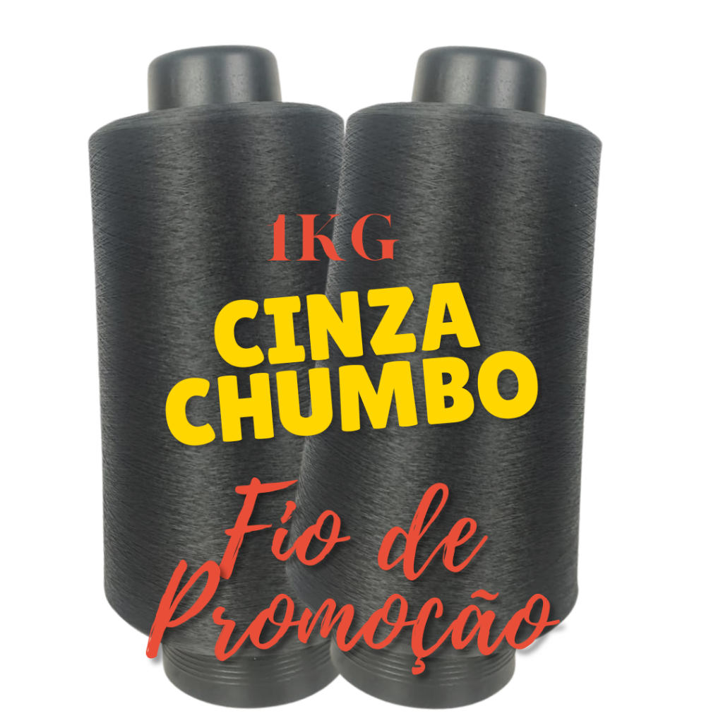FIO CHUMBO/PRETO COSTURA 2 CONES 500G SOMENTE PARA OVERLOCK - LOTE COM ...