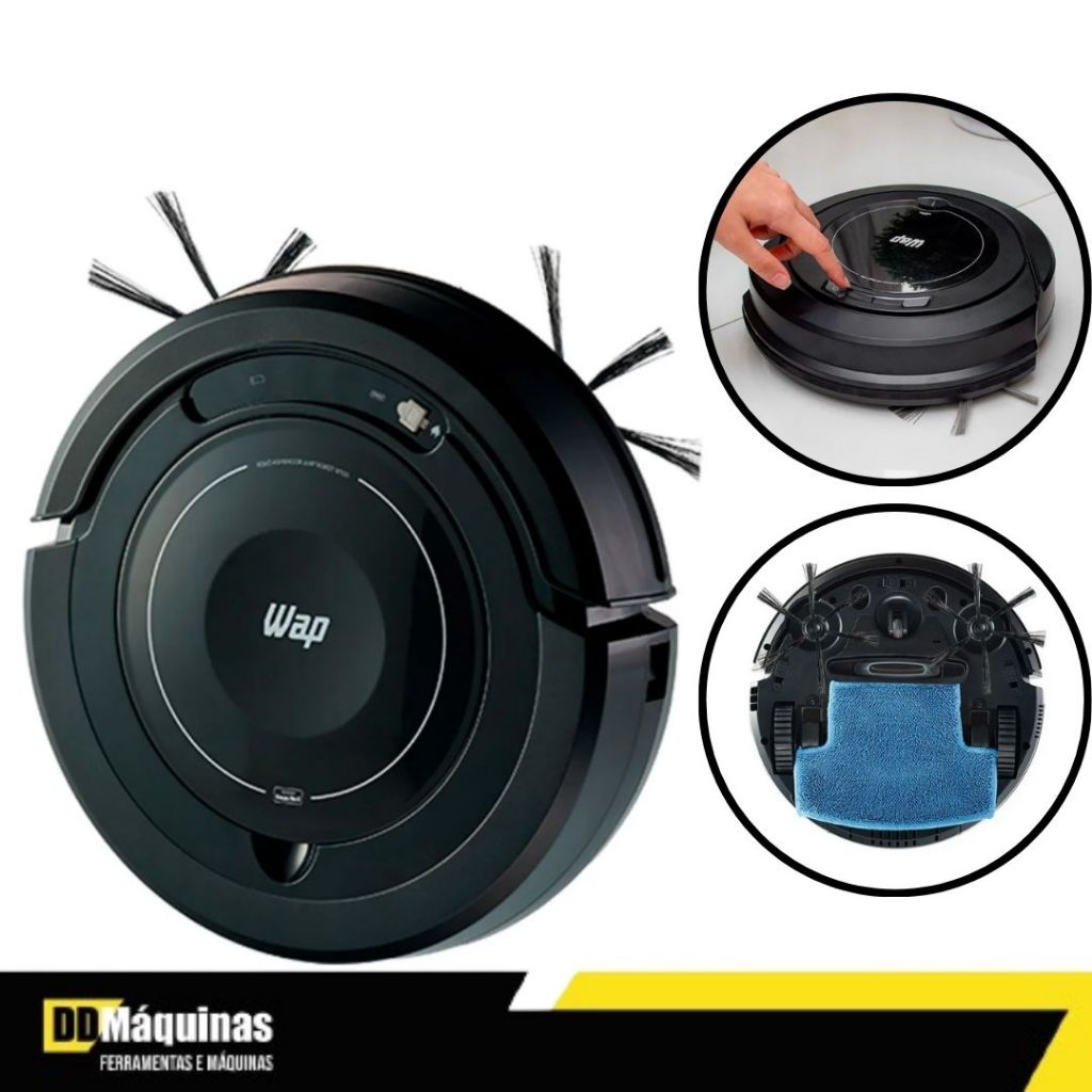Aspirador De Pó Robô 3 Em 1 Robot W100 Bivolt - WAP | Shopee Brasil