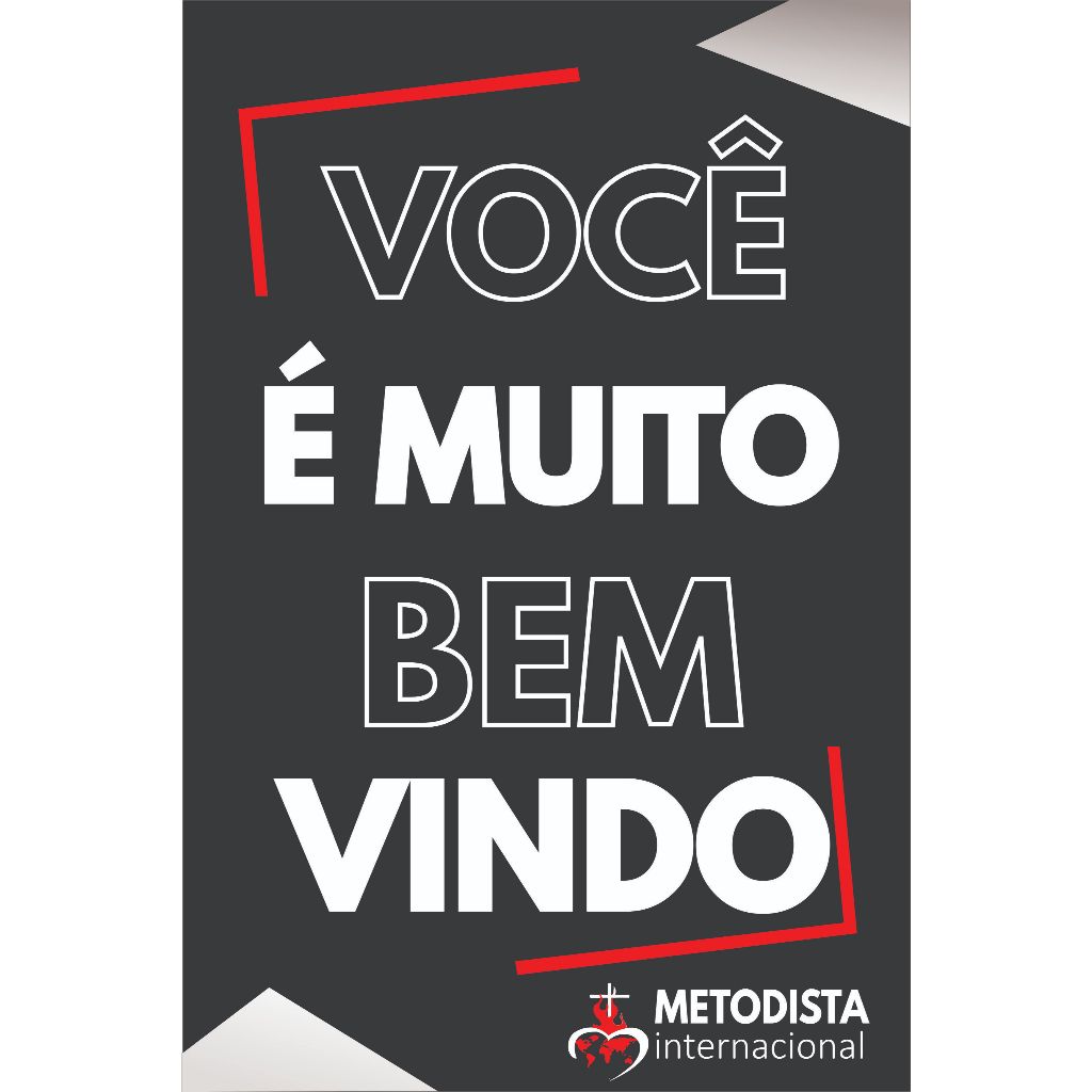 Placa Seja Bem Vindo para Igreja | Shopee Brasil