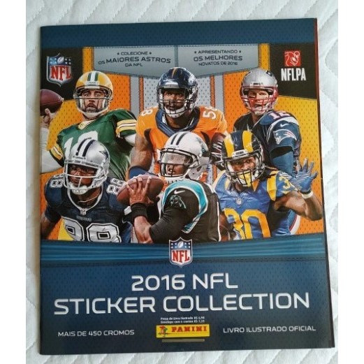 Álbum De Figurinhas - NFL 2016 - Incompleto | Shopee Brasil