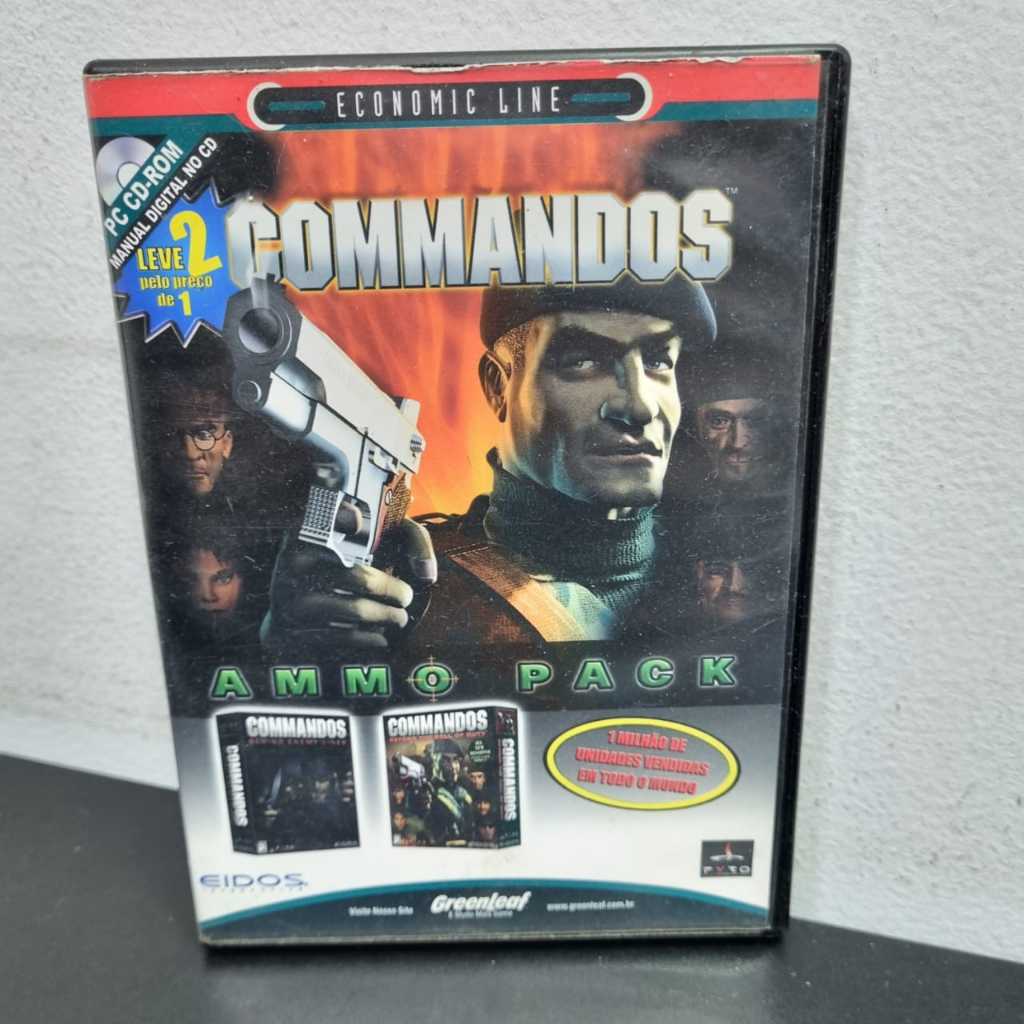 Jogo PC Commandos Ammo Pack 2 Em 1 - Físico | Shopee Brasil