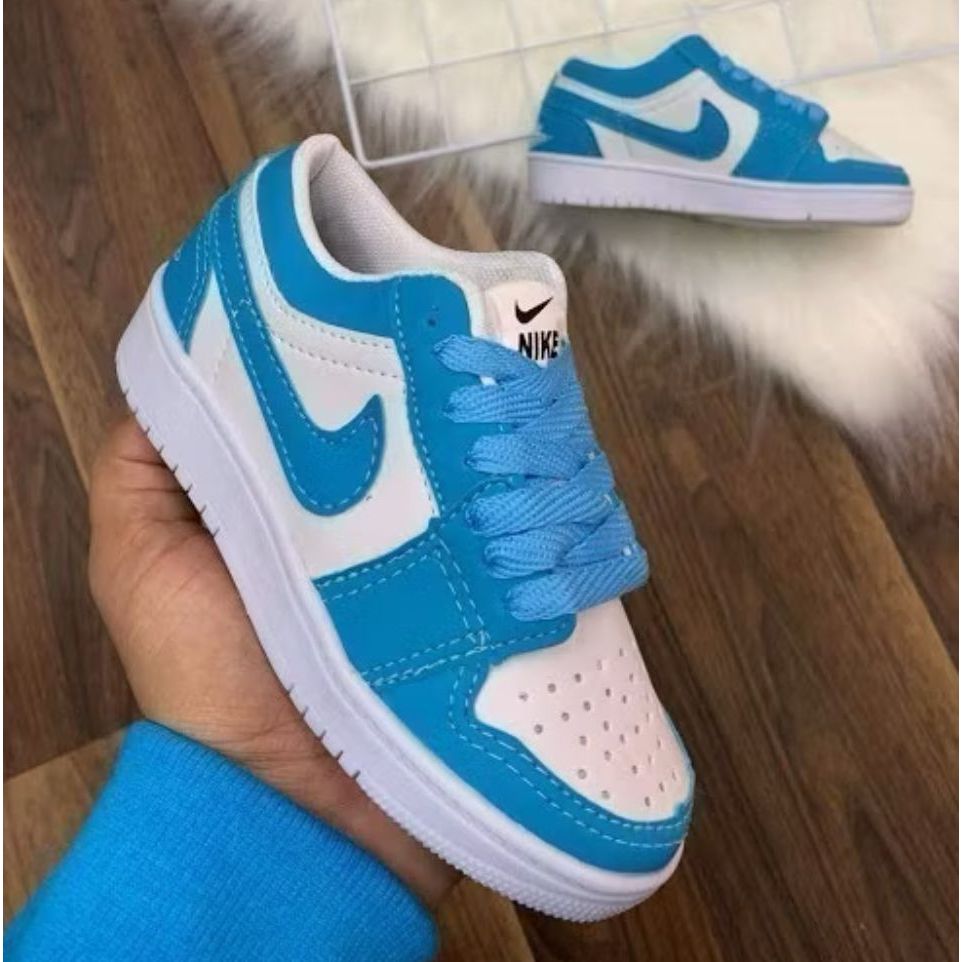 Tenis Nike Infantil Air Jordan Dunk Low Cano baixo Meninos Meninas Air force Juvenil | Shopee Brasil