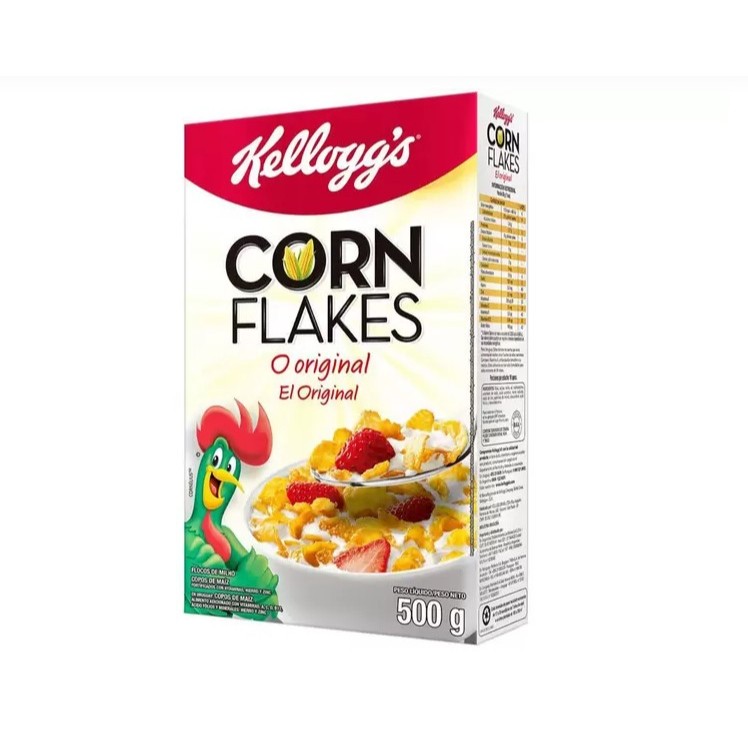 Cereal Matinal Original Kelloggs Corn Flakes - 500g - Kellogg'S ...