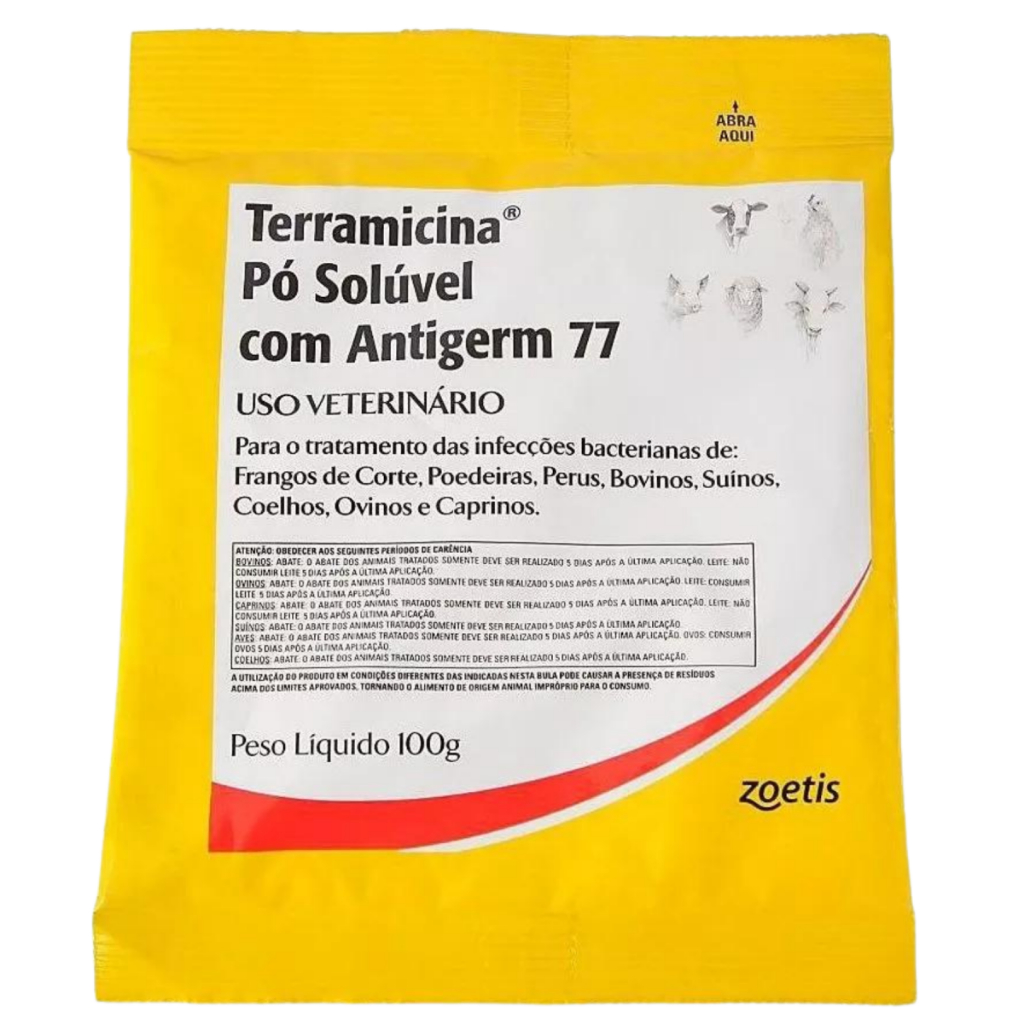 Terramicina Pó Solúvel 100g | Shopee Brasil