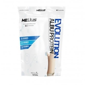 Albumina Melius 1Kg Natural | Shopee Brasil