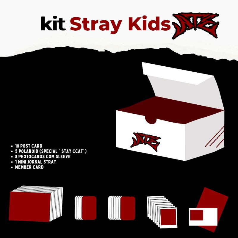 kit Stray Kids ATE | Shopee Brasil