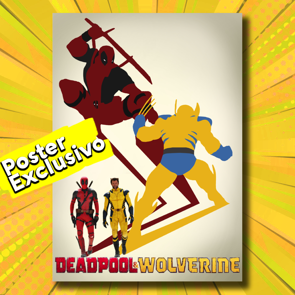Poster Deadpool & Wolverine A4 - decoração Marvel MCU | Shopee Brasil