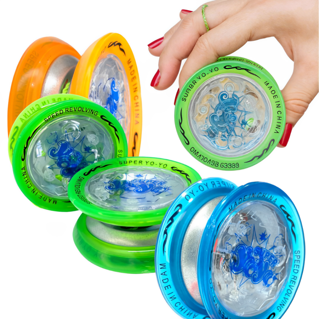 Yoyo Rolamento Speed Ioio Profissional Infantil Ioiô Led Colorido de ...