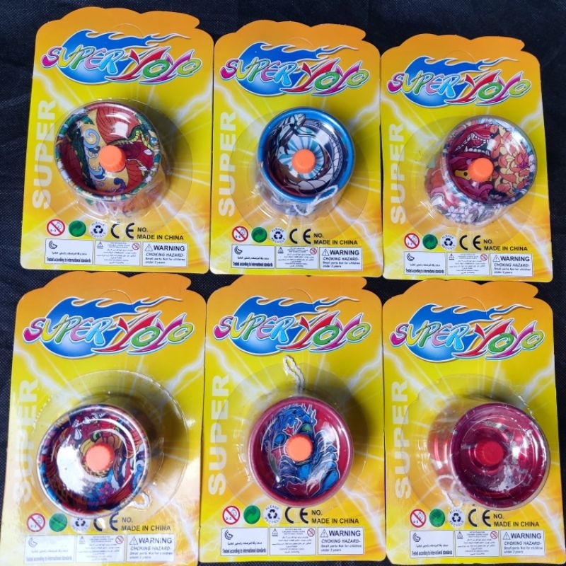 Brinquedo Ioiô Desenhos Colorido Metal Yoyo Com Rolamento Profissional ...