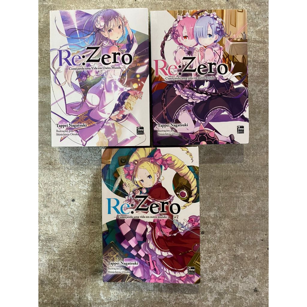 Re: Zero: Começando uma Vuda em Outro Mundo Vol.01 ao Vol.03 - Tappei ...