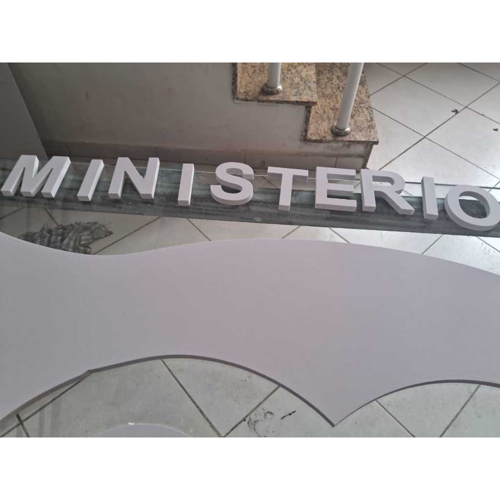 Letras em PVC expandido 10 mm Fachada/Logomarca/logotipo | Shopee Brasil