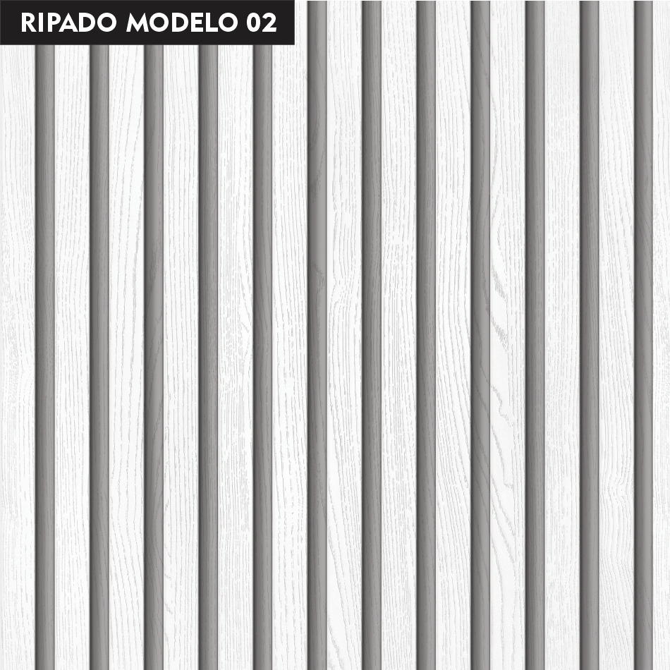 2m x 45cm Papel de Parede Auto Colante Ripado Branco | Shopee Brasil