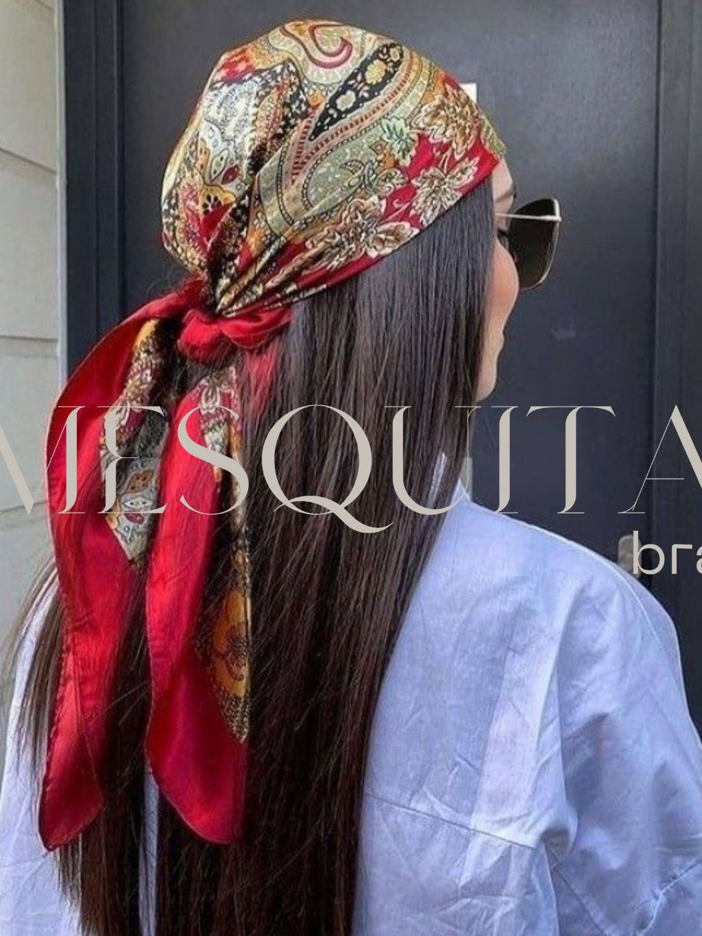 bandana cetim e seda feminino lenço de pescoço cabeça cabelo cachecol ...