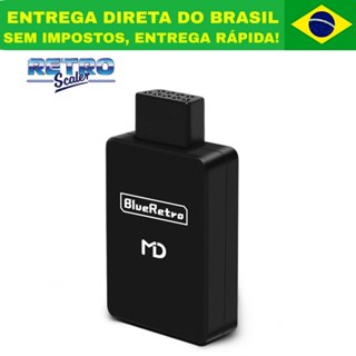 ADAPTADOR para MEGA DRIVE CONTROLE BlueRetro RetroScaler | Shopee Brasil