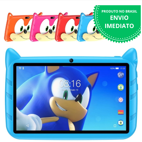 Tablet Do Sonic Android Infantil Kids Criança Educativo Youtube Wifi ...